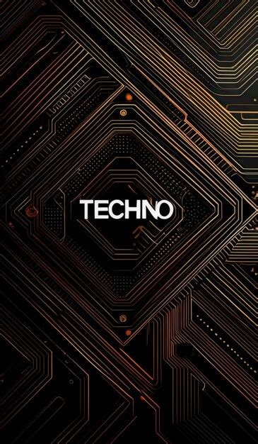 Intricate Circuit Pathways And Nodes In Gold On A Dark Background Premium Ai Generated Image