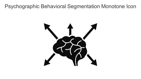 Psychographic Behavioral Segmentation Monotone Icon In Powerpoint Pptx