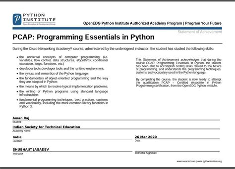 Aman Raj On Linkedin Completed Pcap Essential By Cisco Networking The Course Is Designed