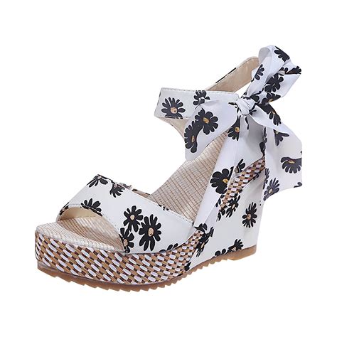Oavqhlg3b Dress Sandals For Women Clearance Summer Womens Wedge Heel