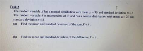 Solved The Random Variable X Has A Normal Distribution With Chegg