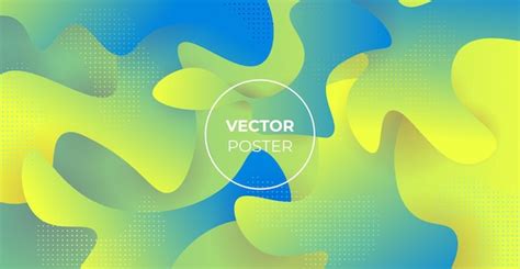 Premium Vector Minimal Abstract Blue Yellow Liquid Color Gradient
