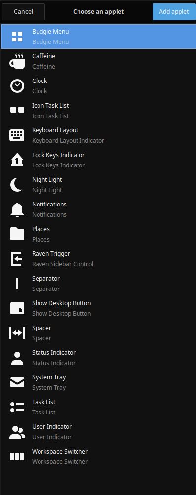 Why Ubuntu Budgie Has More Applets Available Than Solus Budgie