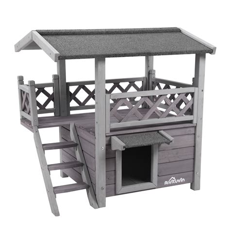 Aivituvin Wooden Cat House And Reviews Wayfair Canada