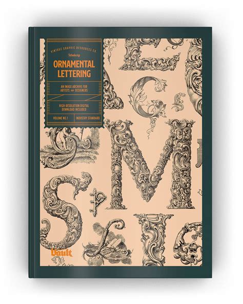 Ornamental Lettering Book Digital Product