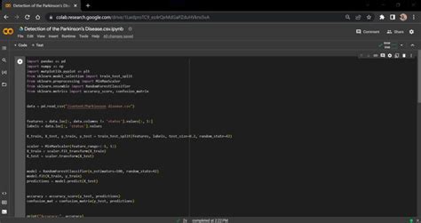 Harsh Vardhan Singh On Linkedin Detection Of Parkinsons Disease Using
