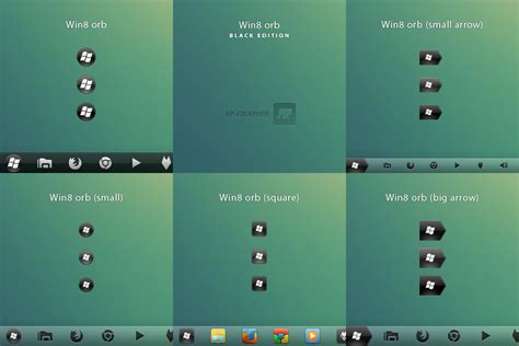 Win8 Orb Black Edition Skinpack