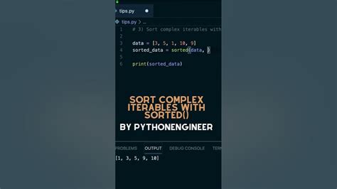 Sort Complex Iterables With Sorted Youtube