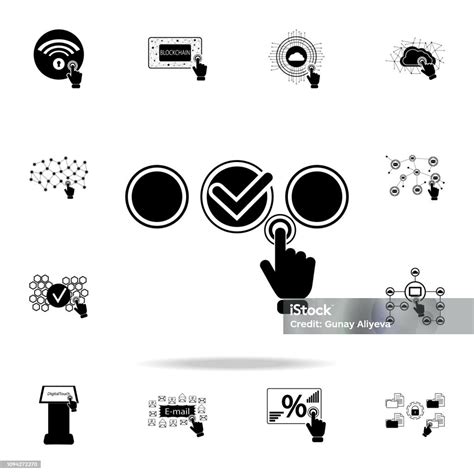 현대 버튼 아이콘을 누르면 감 동적 디지털 터치 아이콘의 자세한 설정 합니다 프리미엄 그래픽 디자인입니다 웹사이트 웹 디자인 모바일 응용 프로그램 모음 아이콘 중 하나