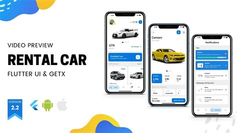 Preview Car Rental App V22 Flutter Ui Template By Using Getx