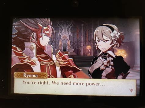 I Am Playing Fire Emblem Fates 3ds And Noticed A Character That Will