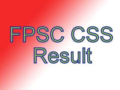 FPSC CSS Result Final Merit List Fpsc Gov Pk