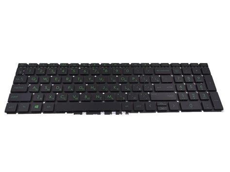 Клавиатура для Hp Pavilion Gaming 15 Dk0xxx ноутбука зеленая с подсветкой купить с доставкой