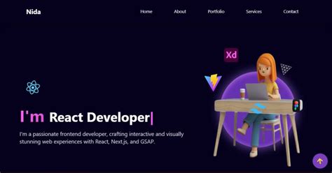 Webdevelopment Portfolio Frontenddeveloper Reactjs Gsap Threejs