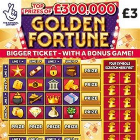 Golden Fortune 2023 Scratchcard Lotto Scratchcards