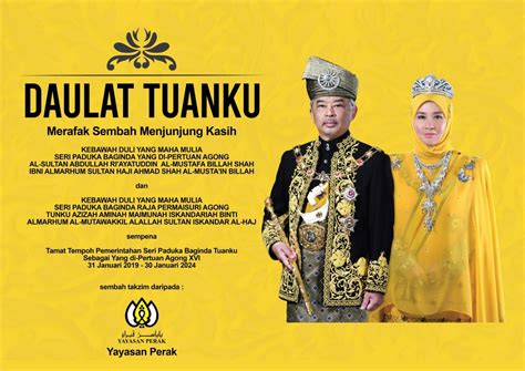 Dirgahayu Tuanku Yayasan Perak