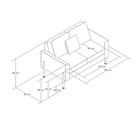 Love Seat Eclipse Tela Muebles Boal