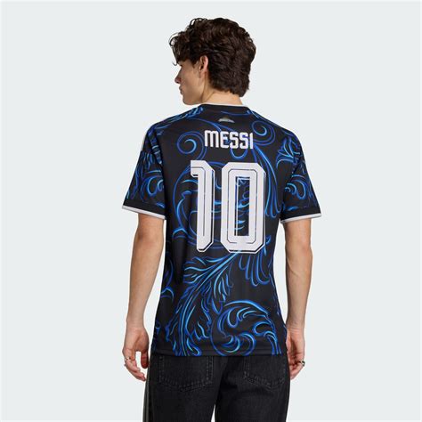 Adidas Argentina 26 Away Messi Jersey Black Free Shipping With Adiclub