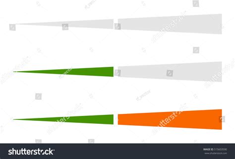 Level Indicator Progress Bar Element Set Stock Vector Royalty Free Shutterstock