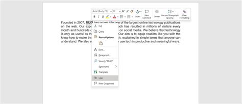 How To Create Hyperlinks In Microsoft Word
