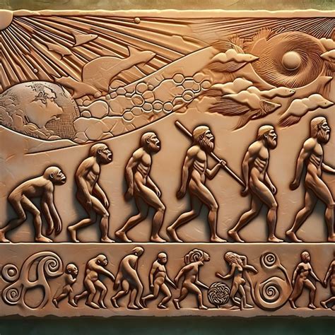 The Evolution Of The Human Species Premium Ai Generated Image