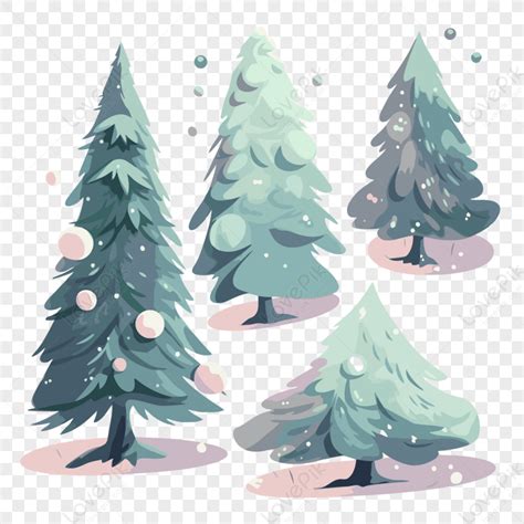 크리스마스 트리 벡터만화상표클립 아트 Png 일러스트 무료 다운로드 Lovepik