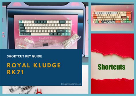Royal Kludge RK Short Keys Guide