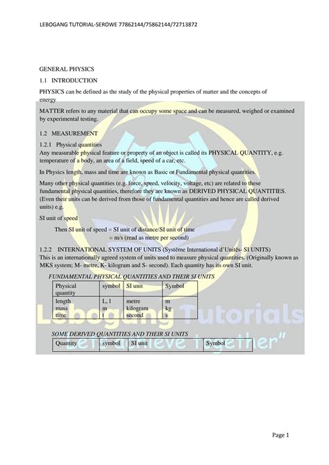 Solution Physics Notes Form 5 Studypool