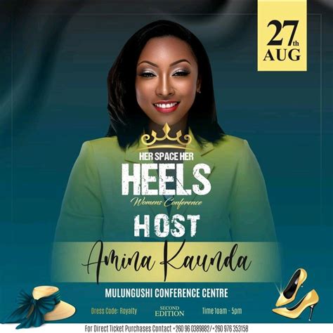 Amina Kaunda On Linkedin Super Excited To Be Your Host For The 2nd Editon Of The Her Space Her
