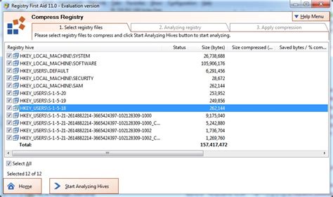 Compress The Registry