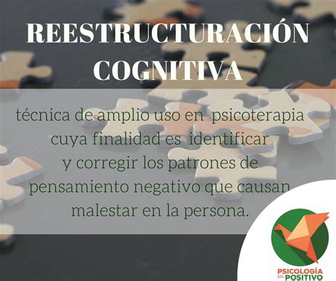 Qu Es Reestructuraci N Cognitiva