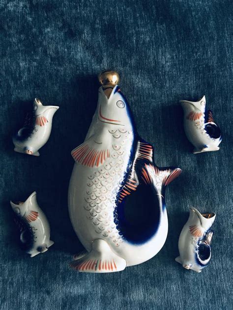 🔥 статуетки 🔥 фігурки рибки вінтажні срср набір для лікеру — ціна 250 грн у каталозі Статуетки