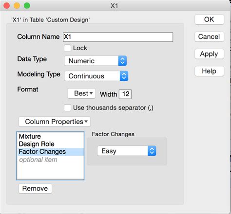 Solved Save All Settings From Custom Doe Design And Design Report Jmp User Community