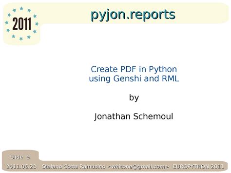 Json Data Rml Template Pdf Report Speaker Deck