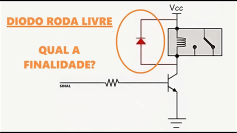 Diodo Em Paralelo Com RelÉs Pra QuÊ Diodo Roda Livre Youtube