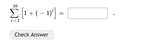 solved 10 1 1 ] i 1 check answer