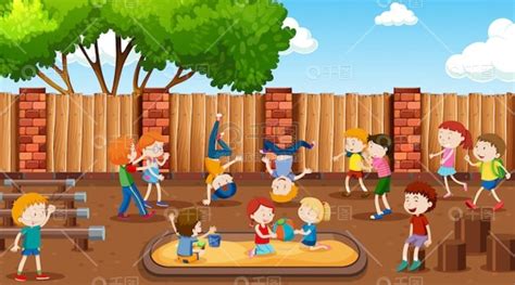 户外免抠元素 活跃的男孩和女孩在户外进行运动和有趣的活动 素材免费下载 626像素 Ai格式 编号62969918 千图网