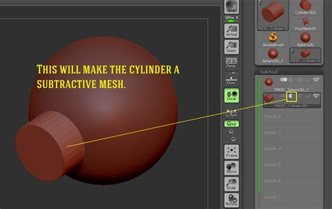 Mesh Subtract Not Working ZBrushCentral