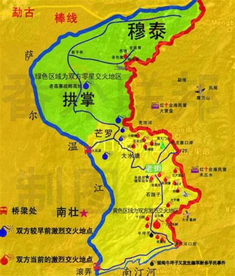 缅甸果敢地区地图 缅甸果敢地区照片 随意云