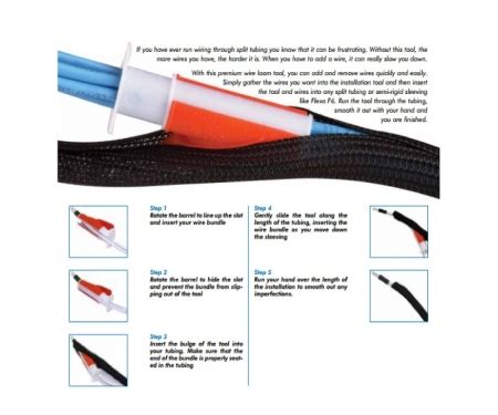 Wire Loom Installation Tools