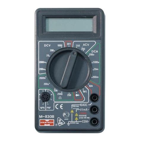 Мультиметр Ресанта M 830В ( DT 830B ) - купить, цена, инструкция и фото ...