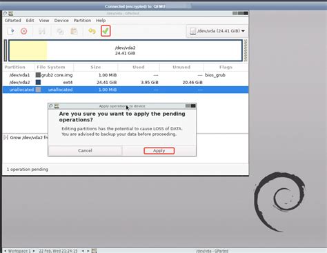How To Increase Disk In Linux With Gparted Firstbyte Vds Vps Cloud