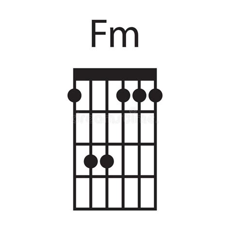 Guitar Chord Icon Vector Stock Vector Illustration Of Hand 306886110