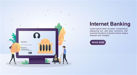온라인 뱅킹의 일러스트 개념은 고객이 송금 및 잔액 수표와 같은 모든 은행 거래를 더 쉽게 수행할 수 있도록 합니다 구매에 대한 스톡 벡터 아트 및 기타 이미지 Istock