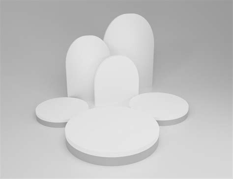 3d 배경 제품은 연단 배경 벡터 3d 렌더링을 표시하여 연단에 코스메틱 제품을 표시합니다 받침대 디스플레이 베이지색 배경에 3d 스테이지 쇼케이스 프리미엄 사진