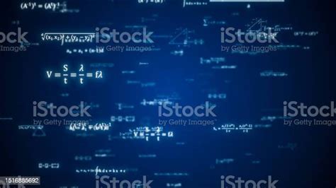 추상 물리학 방정식 개념 수학 계산 과학 공식 산술 및 필기 기하학 기호 파란색 배경에 대한 타자기 연구 3d 렌더링 3차원 형태에 대한 스톡 사진 및 기타 이미지 Istock