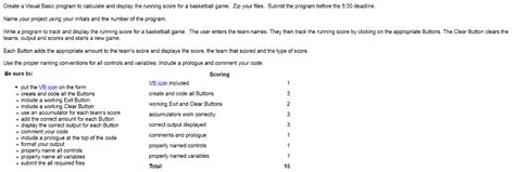 Solved Create A Visual Basic Program To Calculate And Chegg