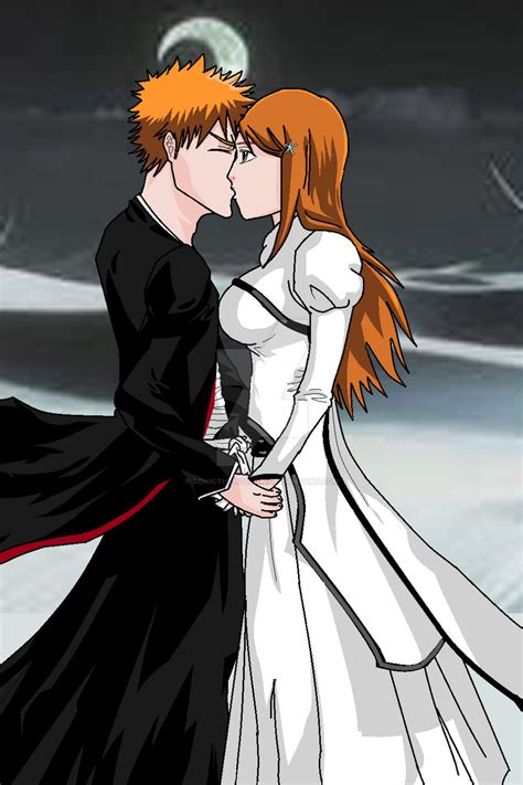 Ichigo And Orihime By Sonicthehollow On Deviantart