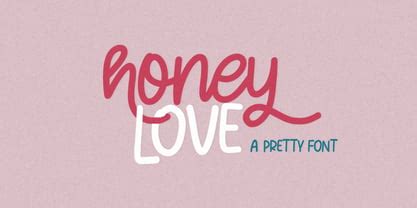 Honey Love Font Webfont Desktop MyFonts