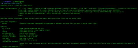 [active directory] dumping credentials with impacket secretsdump vk9